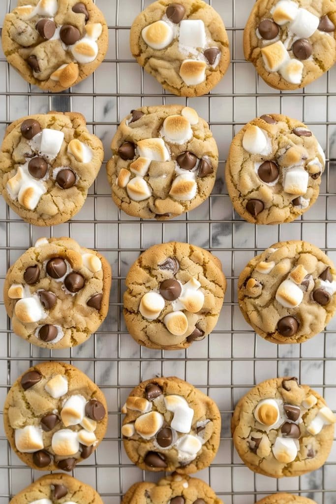 Marshmallow Chocolate Chip Cookies - Insanely Good