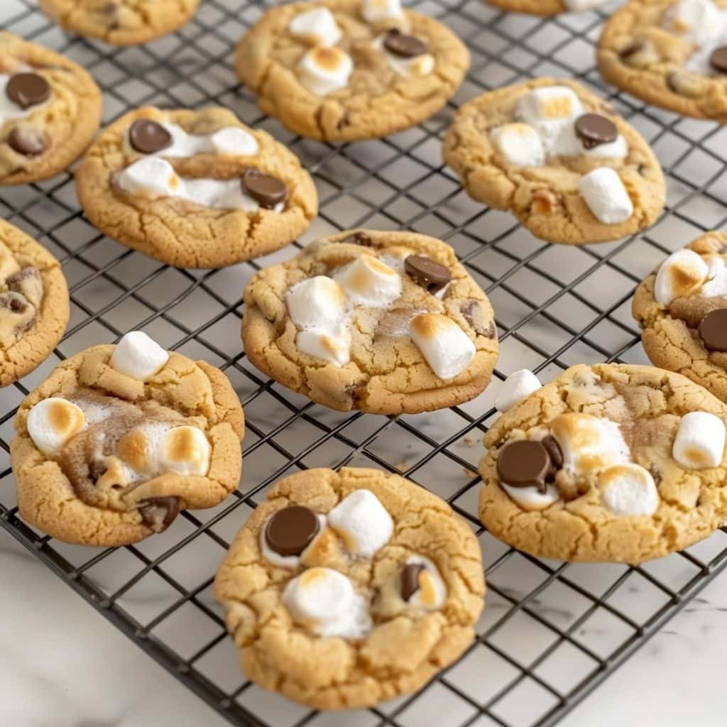 Marshmallow Chocolate Chip Cookies - Insanely Good