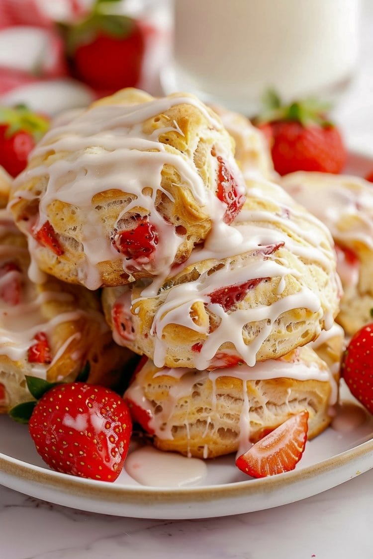 Strawberry Biscuits - Insanely Good