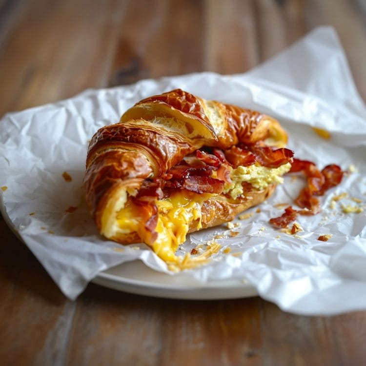 Bacon Egg and Cheese Croissant - Insanely Good