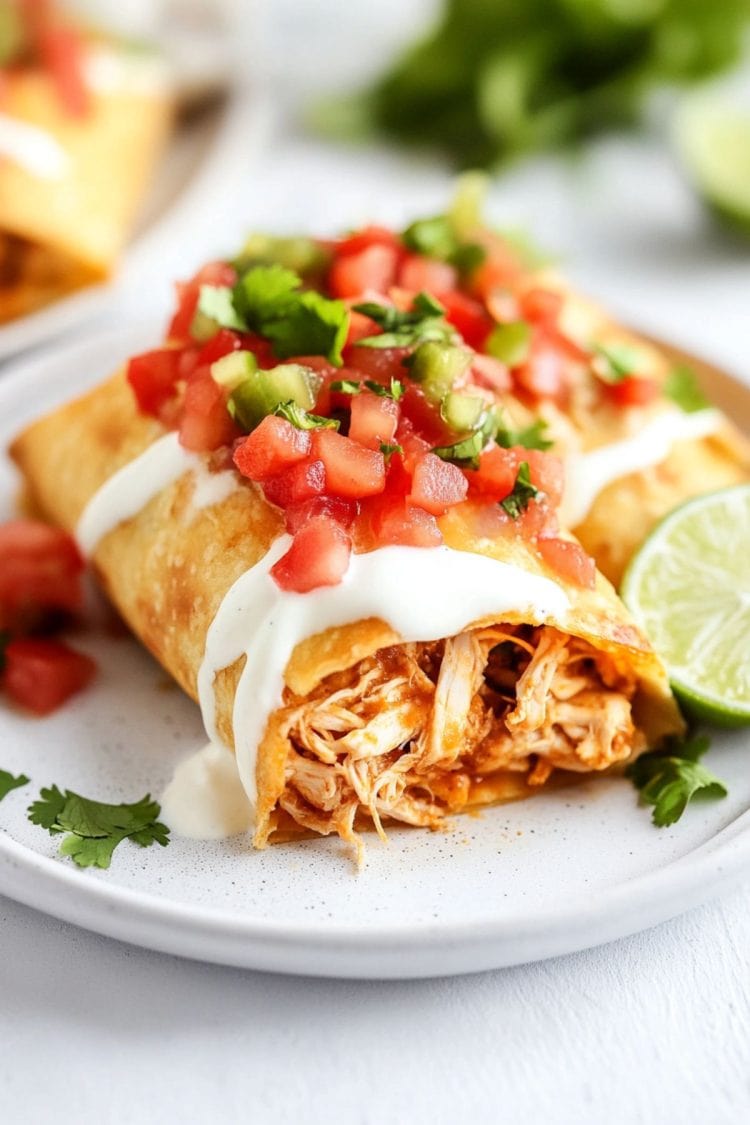 Chicken Chimichangas - Insanely Good