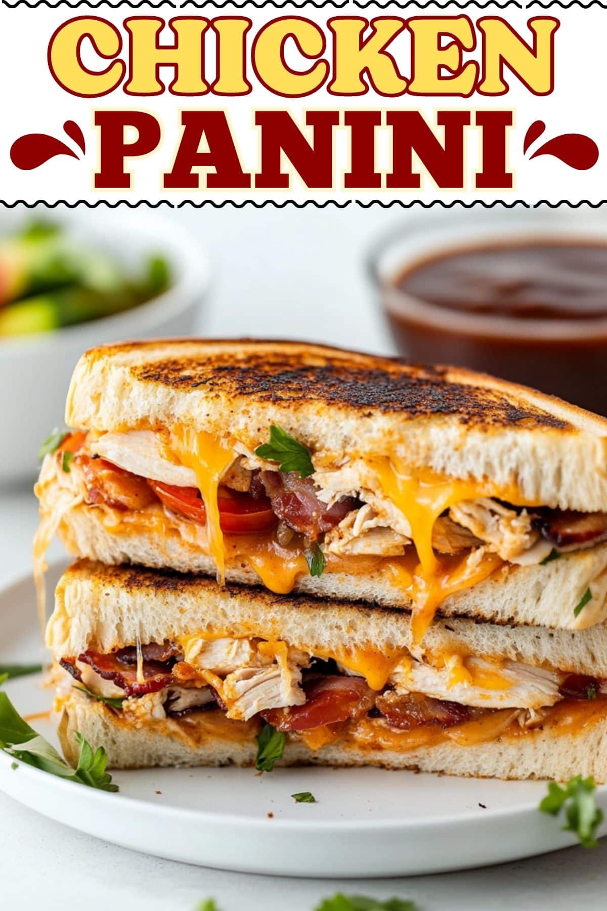 Chicken Panini with Bacon and Cheese - Insanely Good