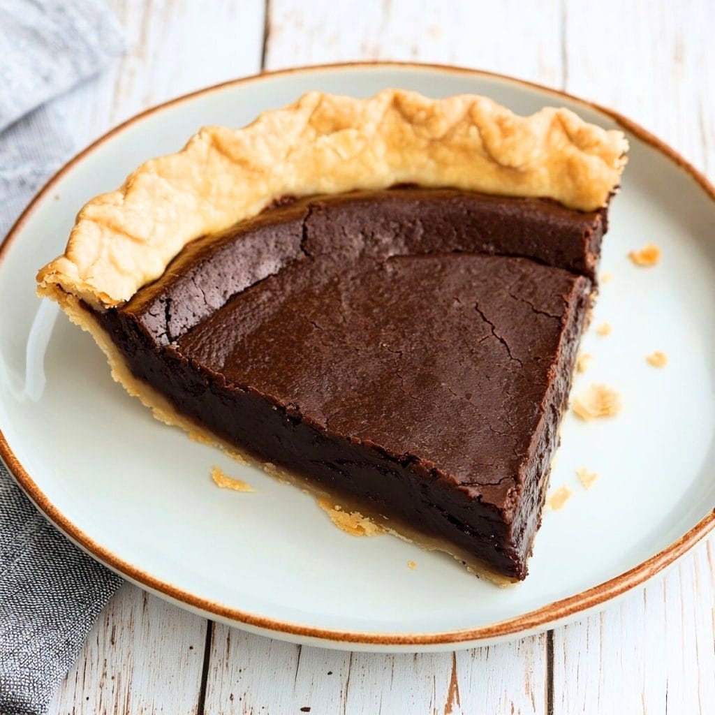 Chocolate Fudge Pie - Insanely Good