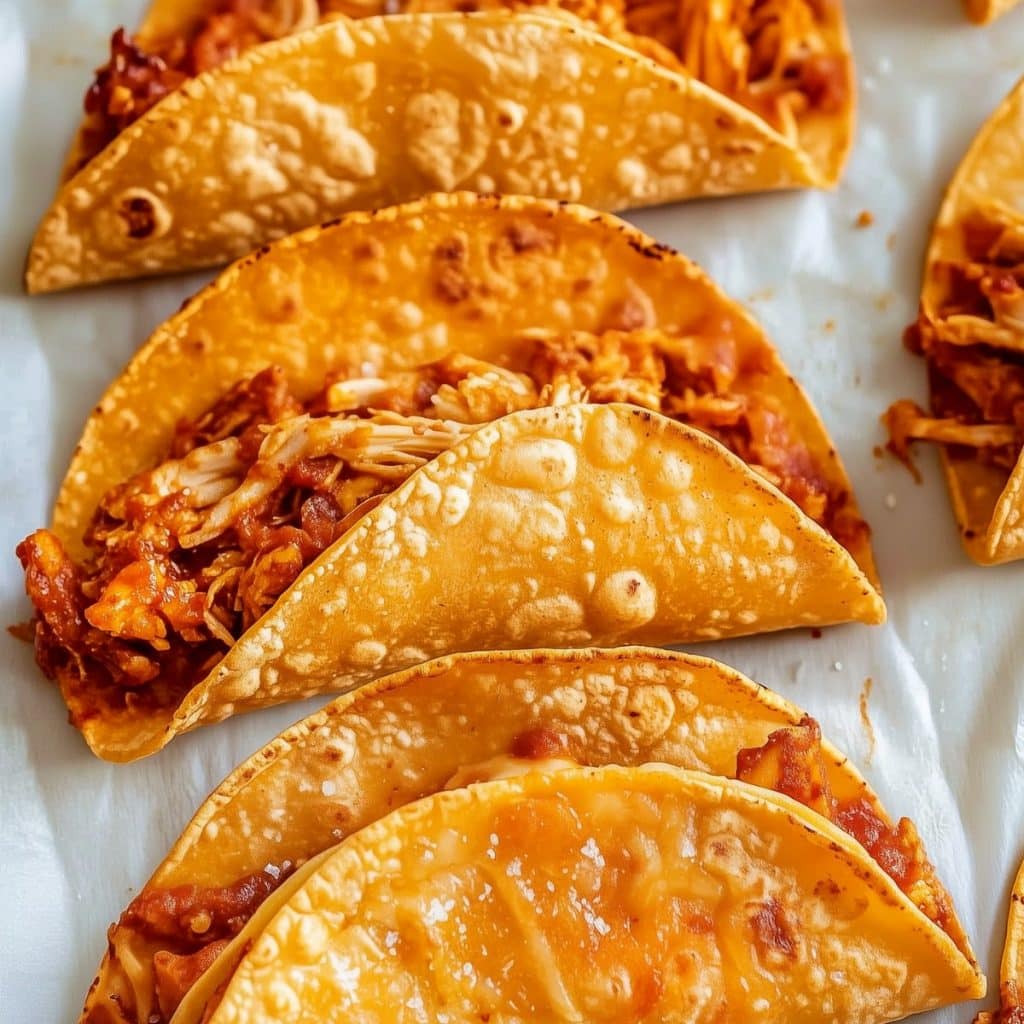 Crispy Chicken Tacos - Insanely Good