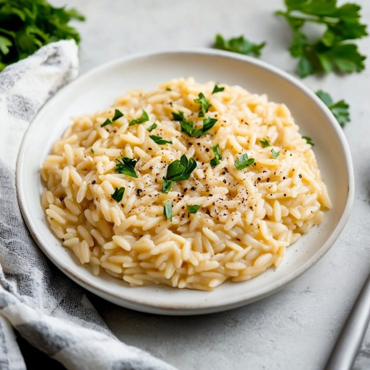 Orzo Risotto - Insanely Good