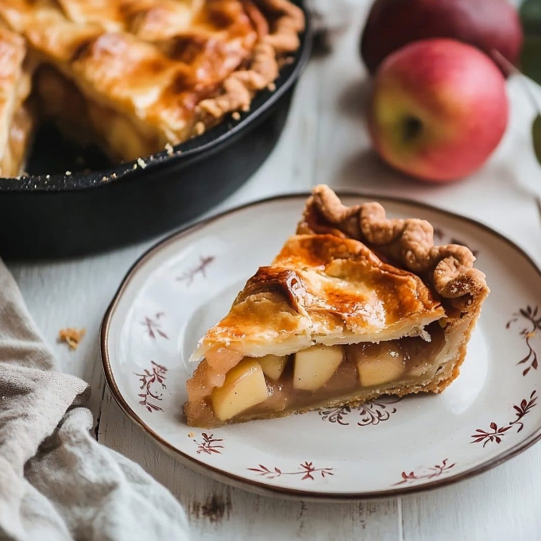 Iron Skillet Apple Pie Recipe - Insanely Good