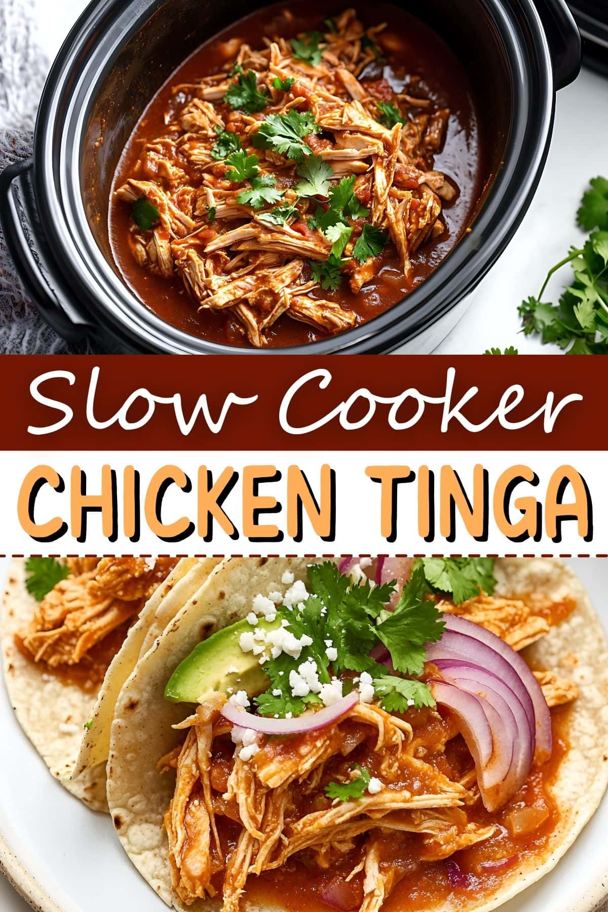 Slow Cooker Chicken Tinga - Insanely Good