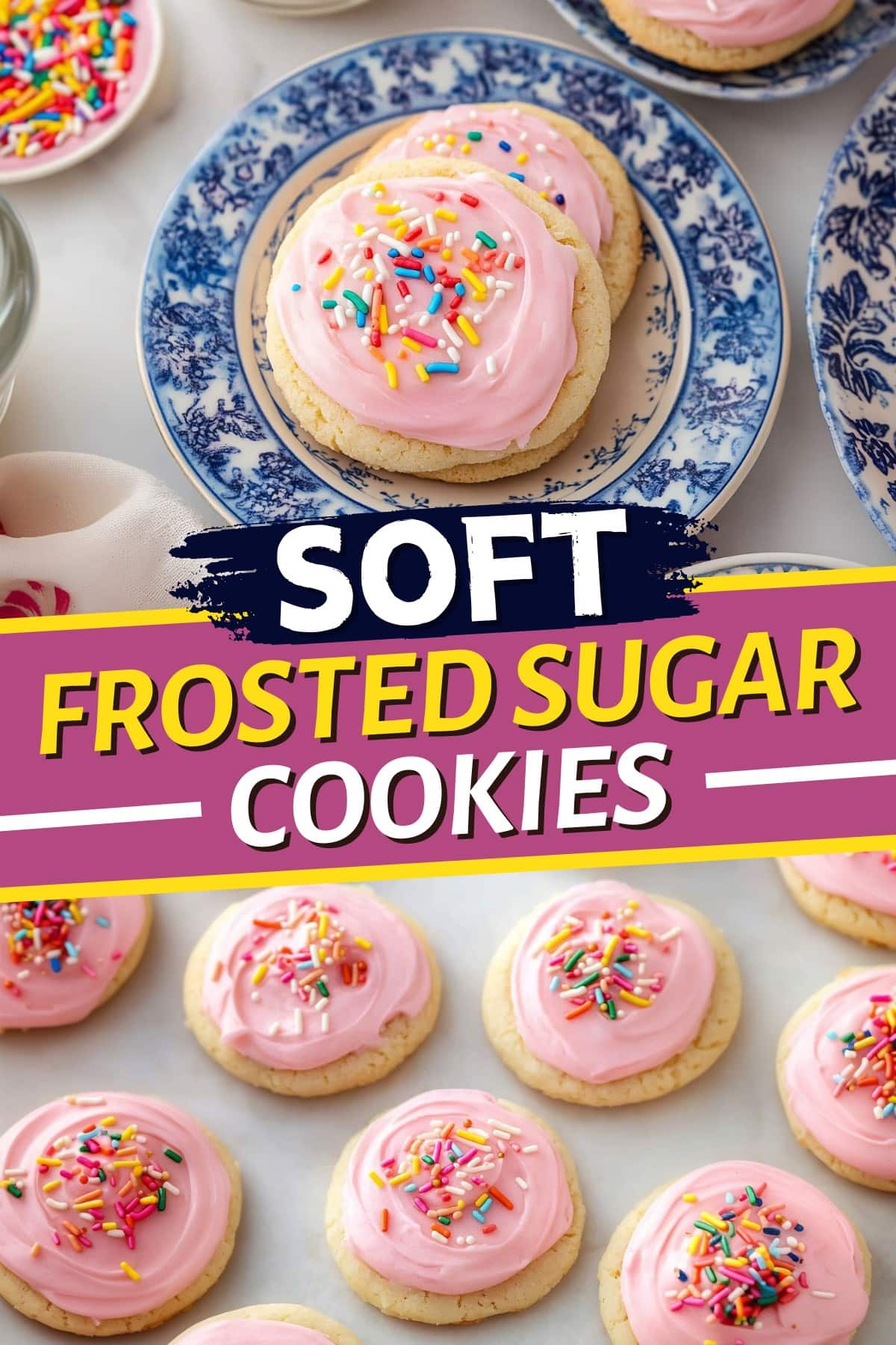 Soft Frosted Sugar Cookies - Insanely Good