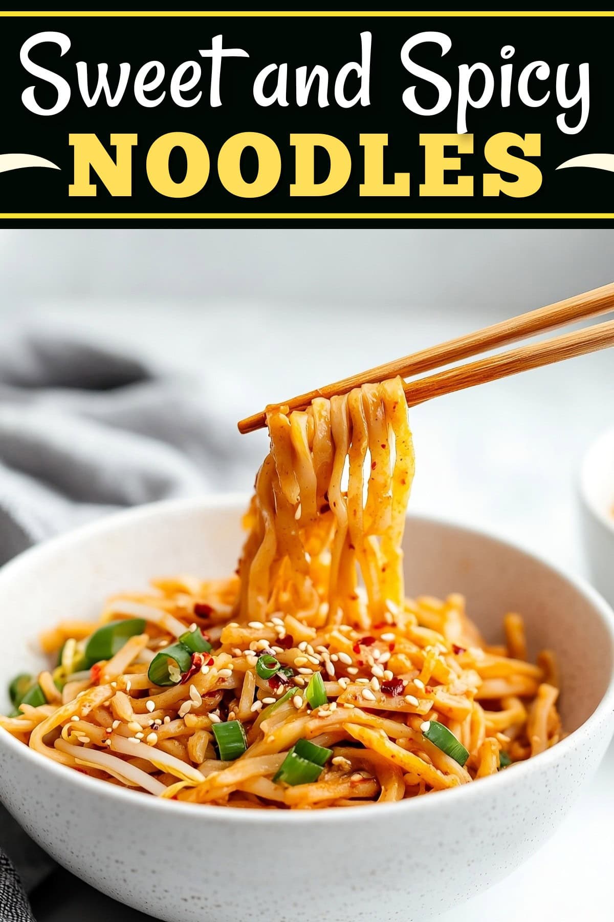 Sweet and Spicy Noodles - Insanely Good