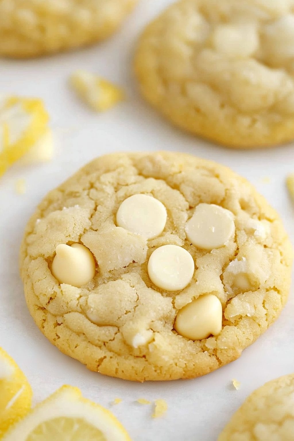 Lemon White Chocolate Chip Cookies - Insanely Good