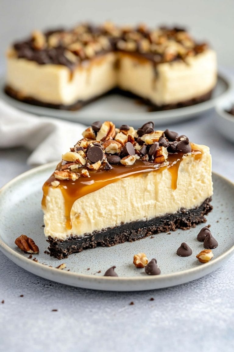 Turtle Cheesecake - Insanely Good