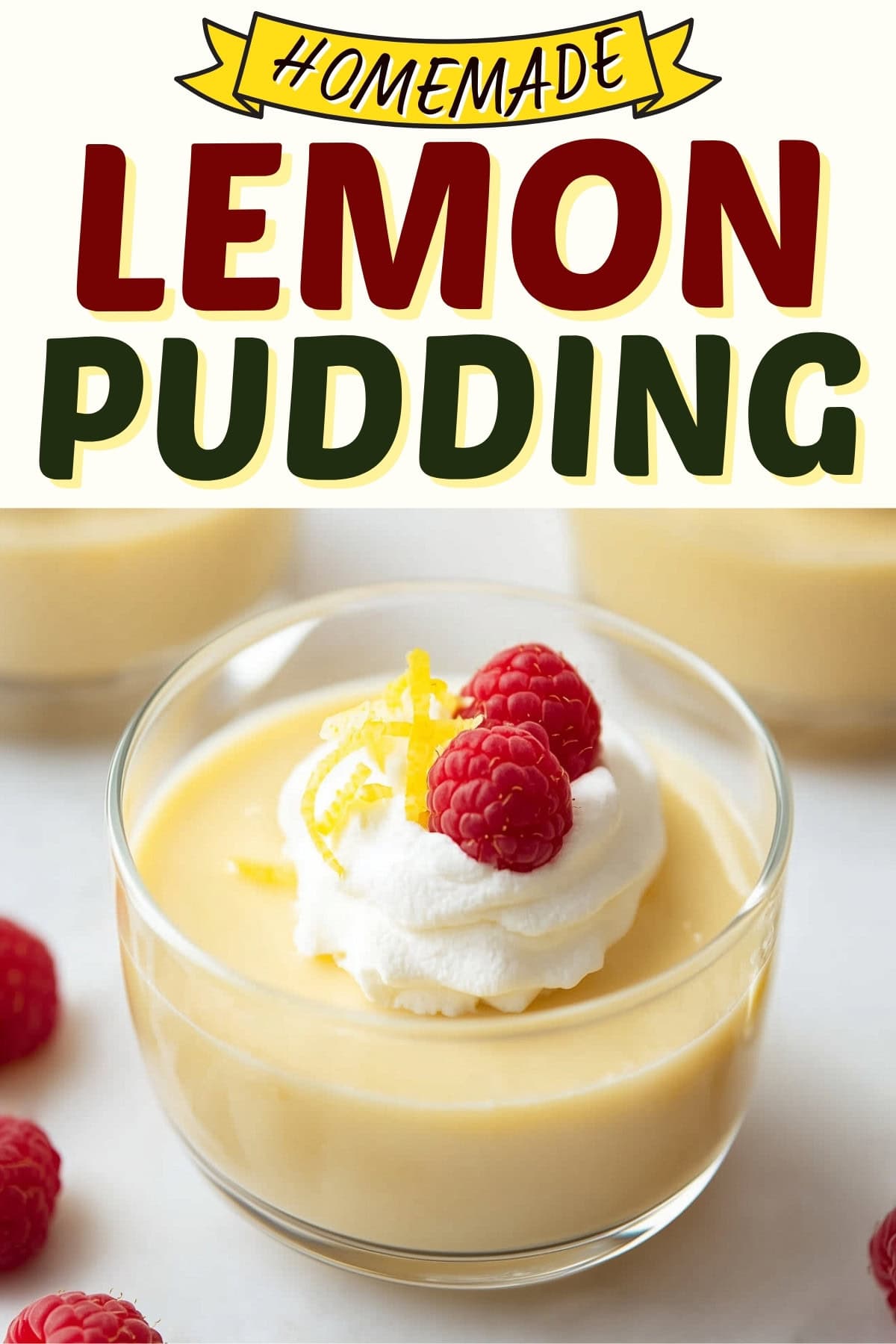 Homemade Lemon Pudding - Insanely Good