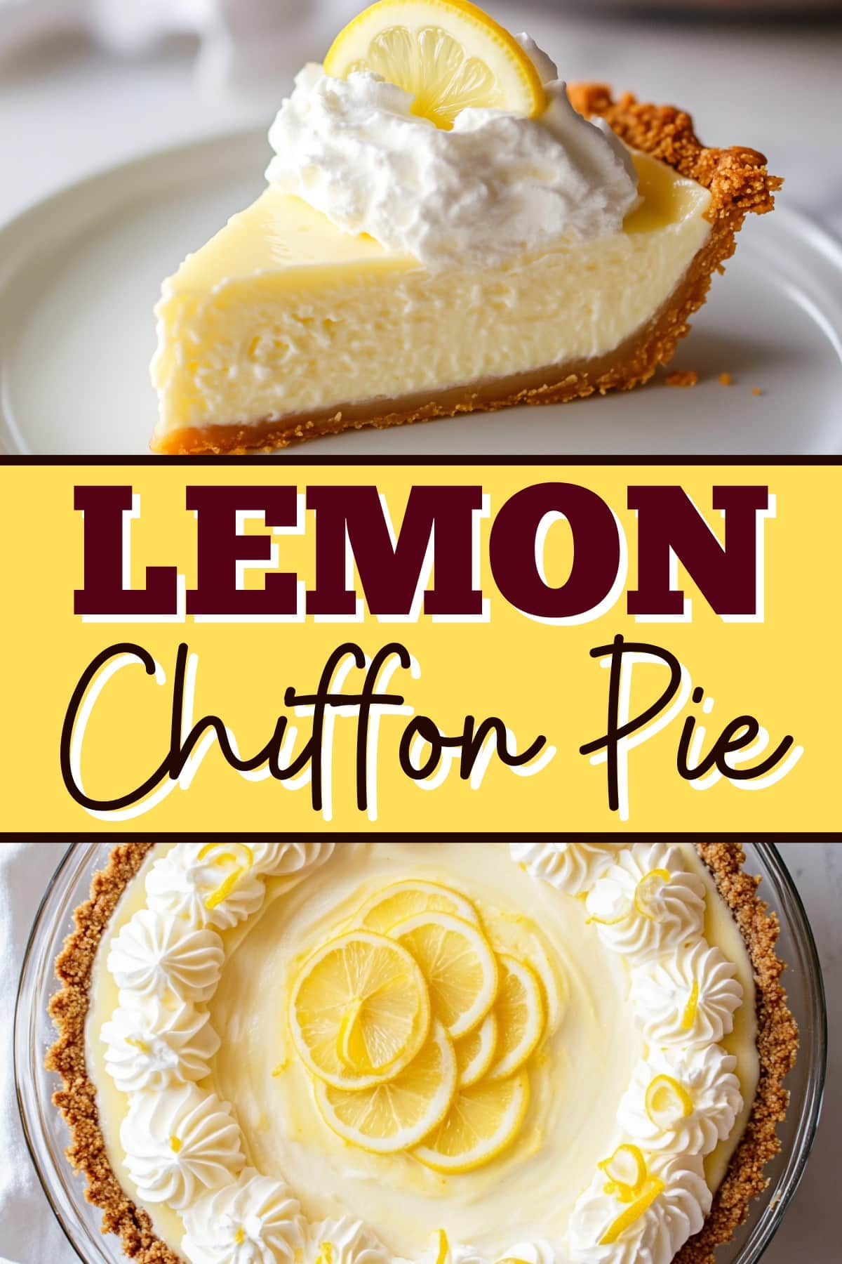 Lemon Chiffon Pie Recipe - Insanely Good