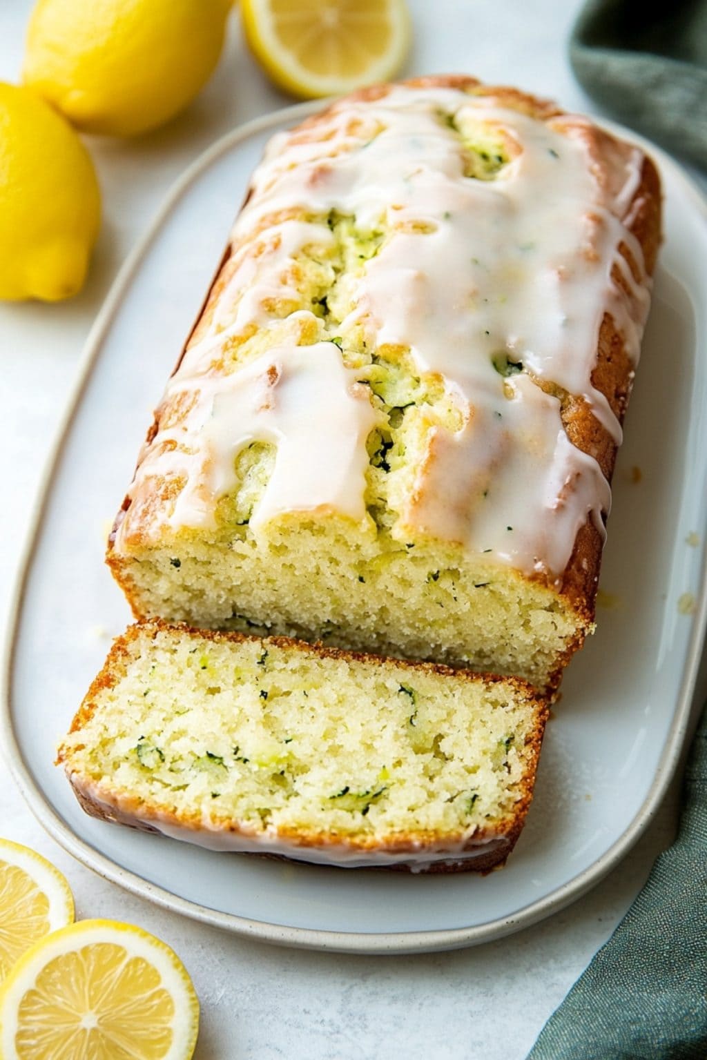 Lemon Zucchini Bread Recipe - Insanely Good