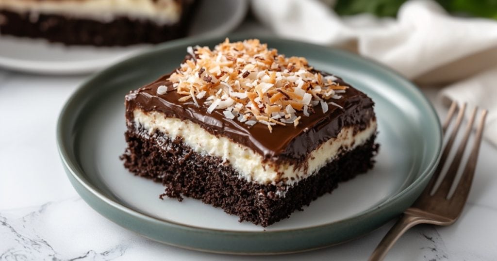Mounds Candy Bar Cake Recipe - Insanely Good