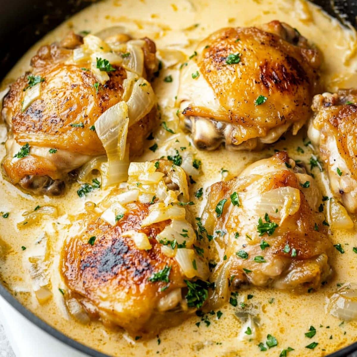 Smothered Chicken - Insanely Good