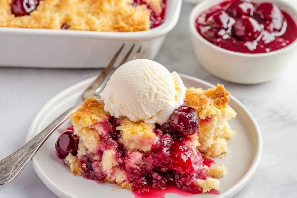 Cherry Pineapple Dump Cake Recipe - Insanely Good