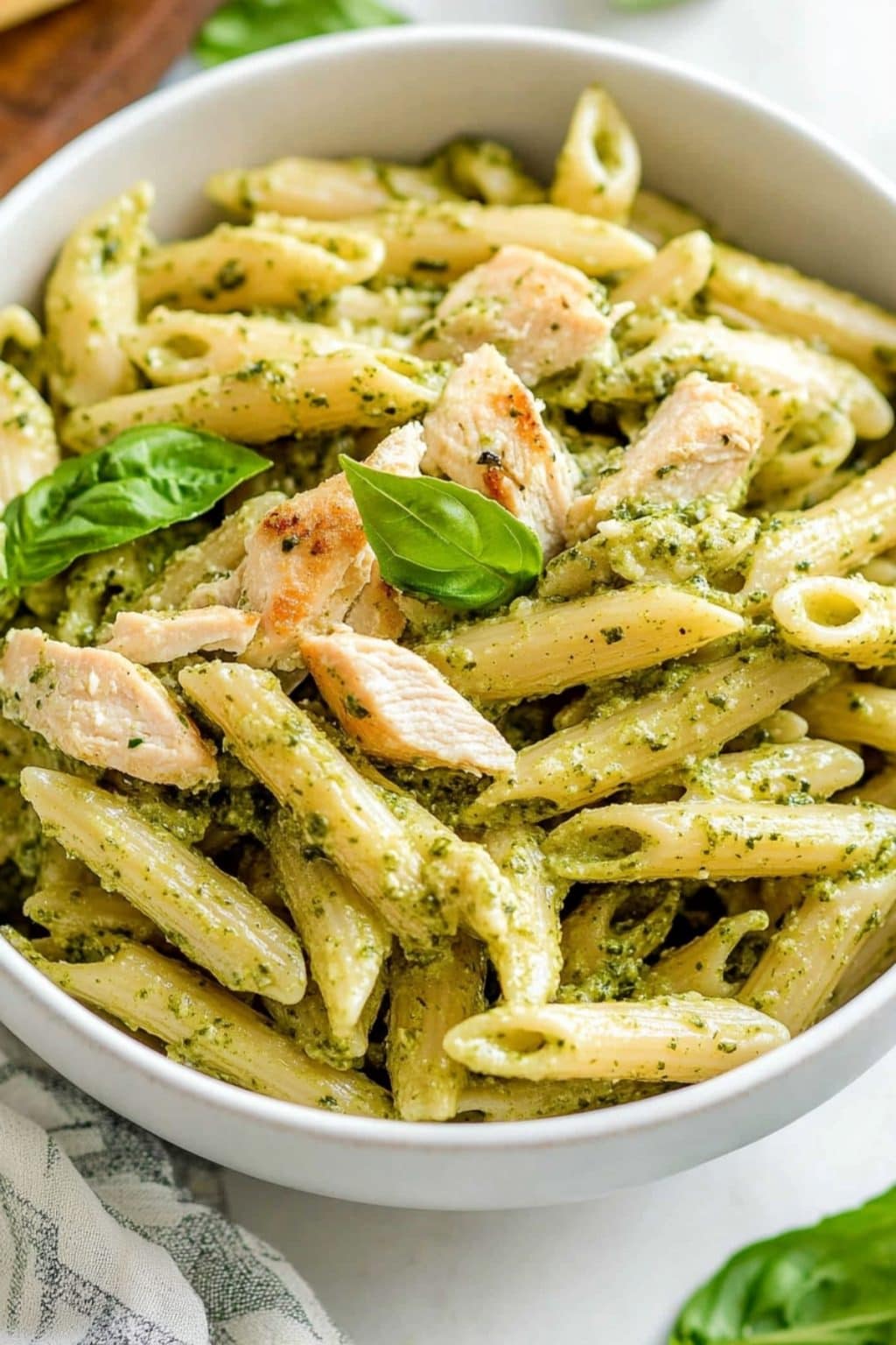 Chicken Pesto Pasta - Insanely Good