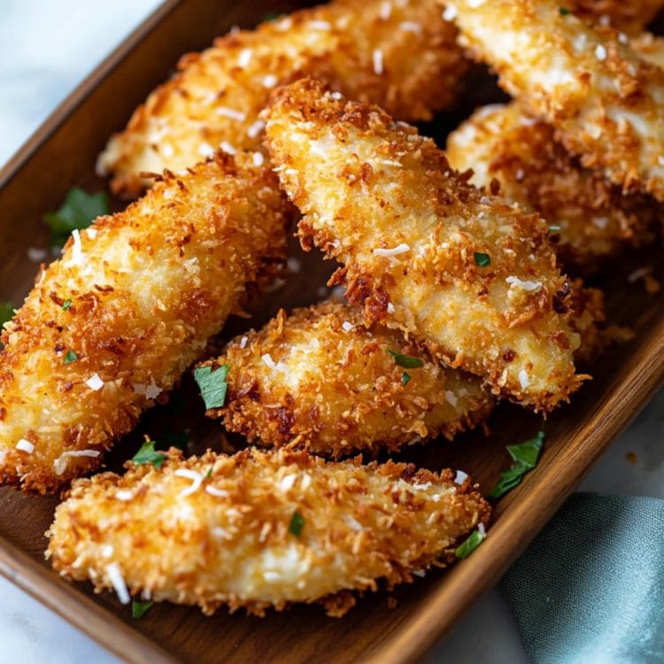 Coconut Crusted Chicken Tenders - Insanely Good