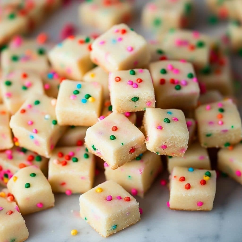 Funfetti Shortbread Bites - Insanely Good