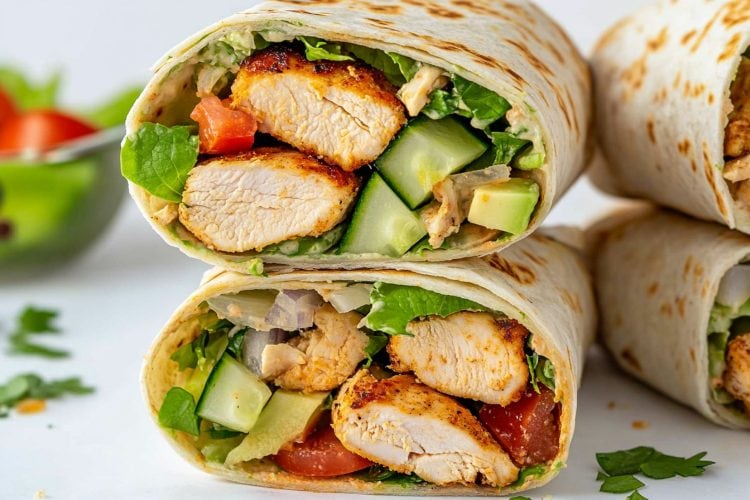 Grilled Chicken Wrap - Insanely Good