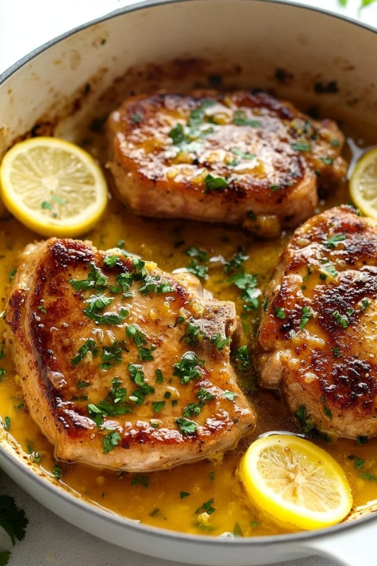 Lemon Butter Pork Chops - Insanely Good