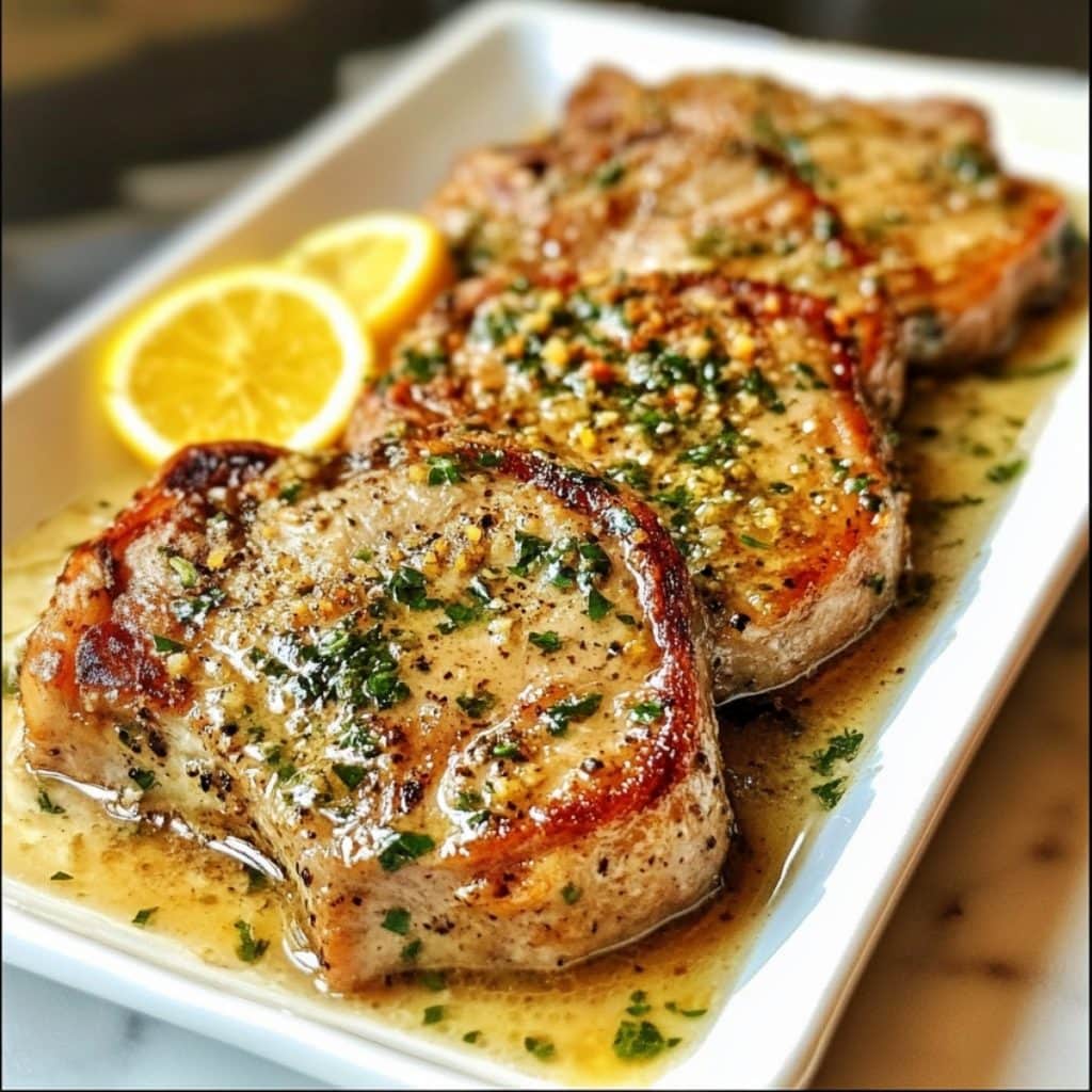 Lemon Butter Pork Chops - Insanely Good