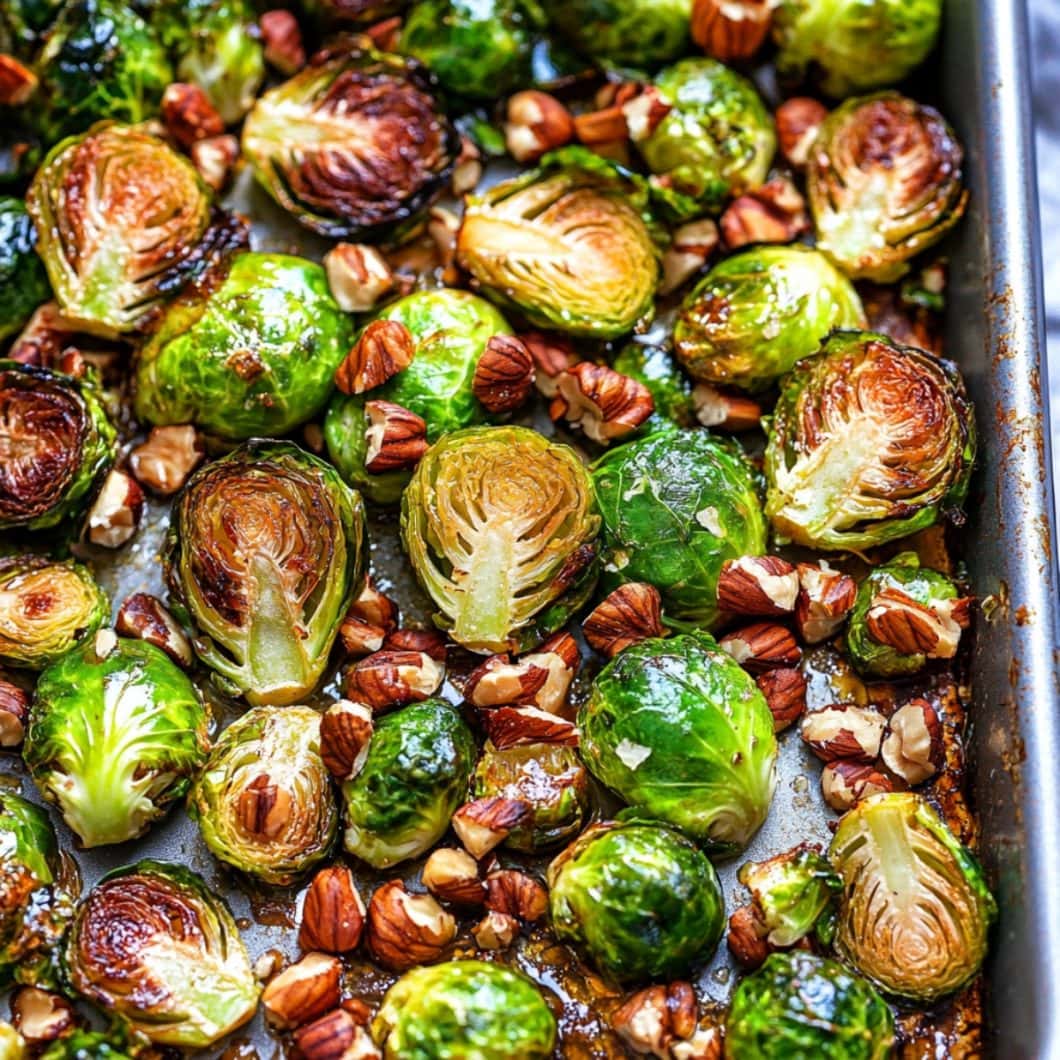 Maple-Roasted Brussels Sprouts - Insanely Good