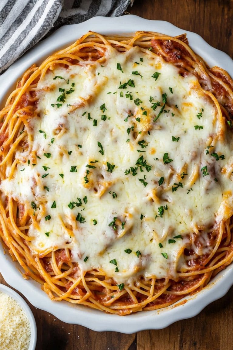 Spaghetti Pie - Insanely Good