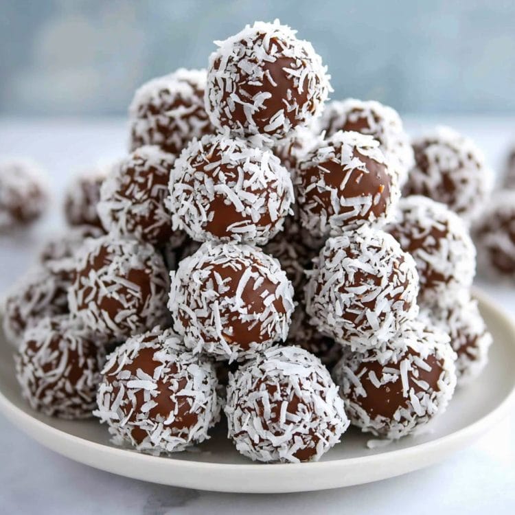 Chocolate Coconut Balls - Insanely Good