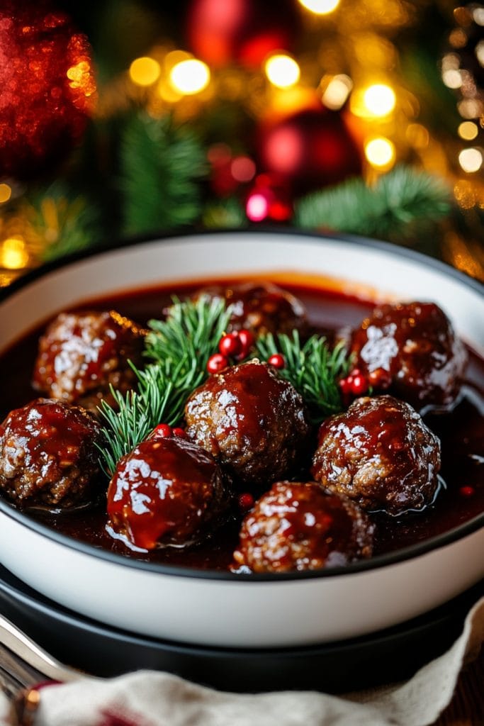 Christmas Meatballs Recipe - Insanely Good