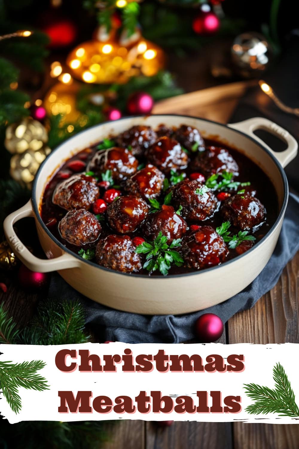 Christmas Meatballs Recipe - Insanely Good