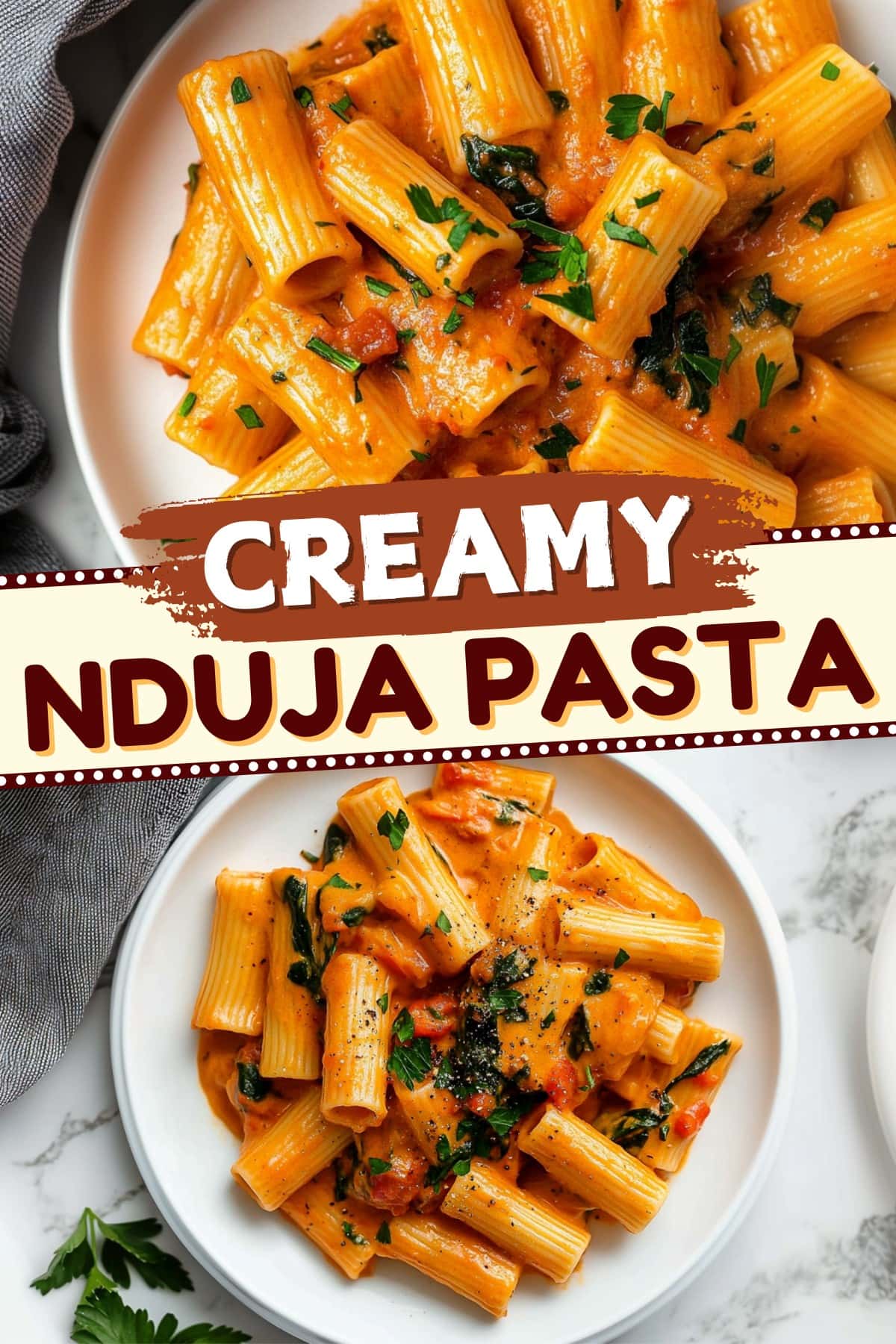 Creamy Nduja Pasta - Insanely Good