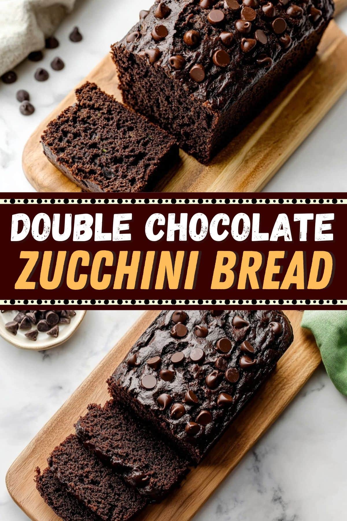 Double Chocolate Zucchini Bread - Insanely Good