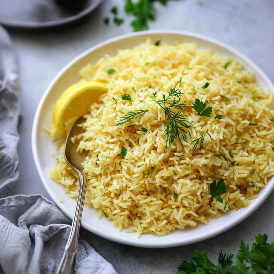 Greek Lemon Rice - Insanely Good