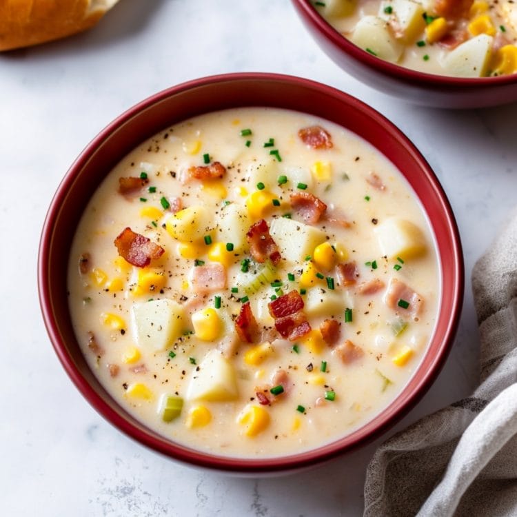 Ham and Corn Chowder - Insanely Good