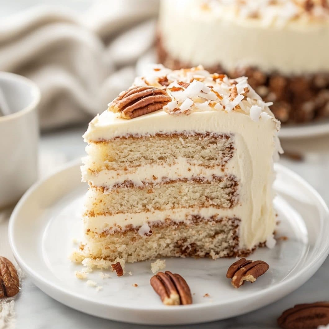 Italian Cream Cake - Insanely Good