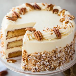 Italian Cream Cake - Insanely Good
