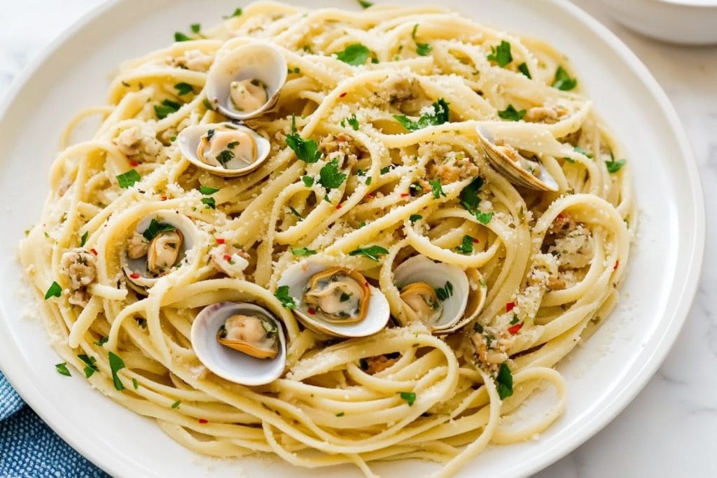 Linguine with Clam Sauce - Insanely Good