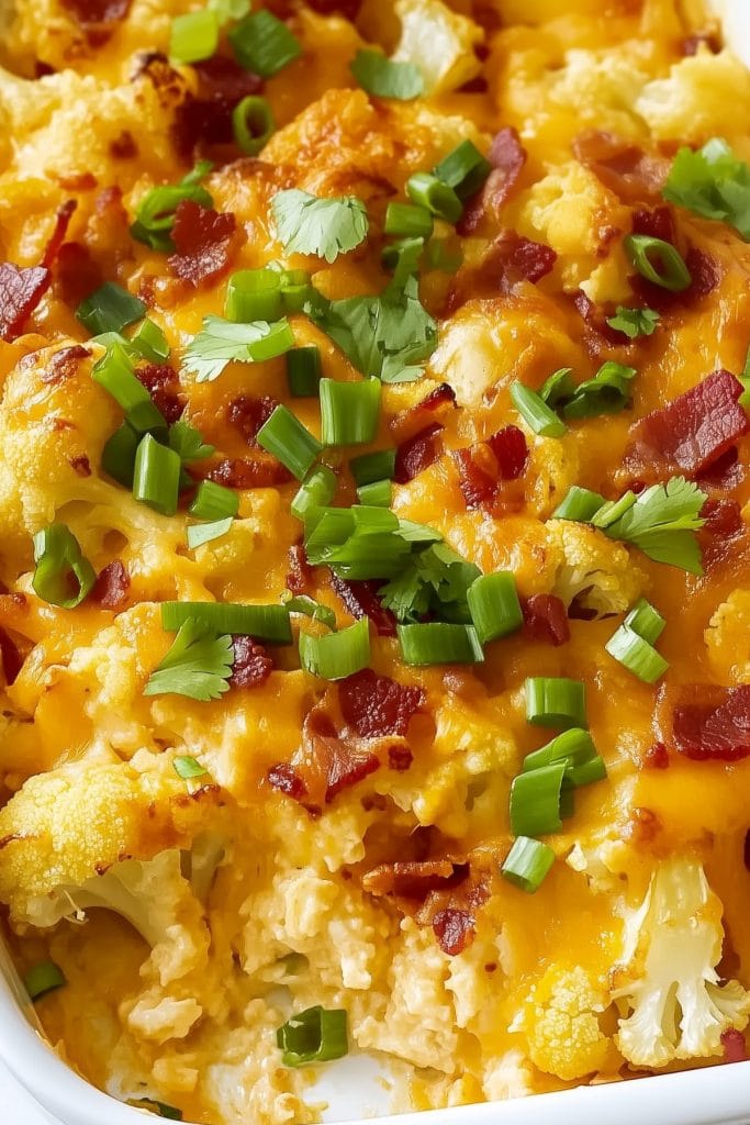 Loaded Cauliflower Casserole - Insanely Good
