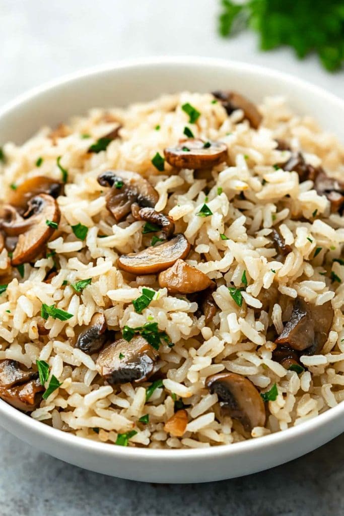 Mushroom Rice - Insanely Good