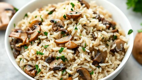 Mushroom Rice - Insanely Good