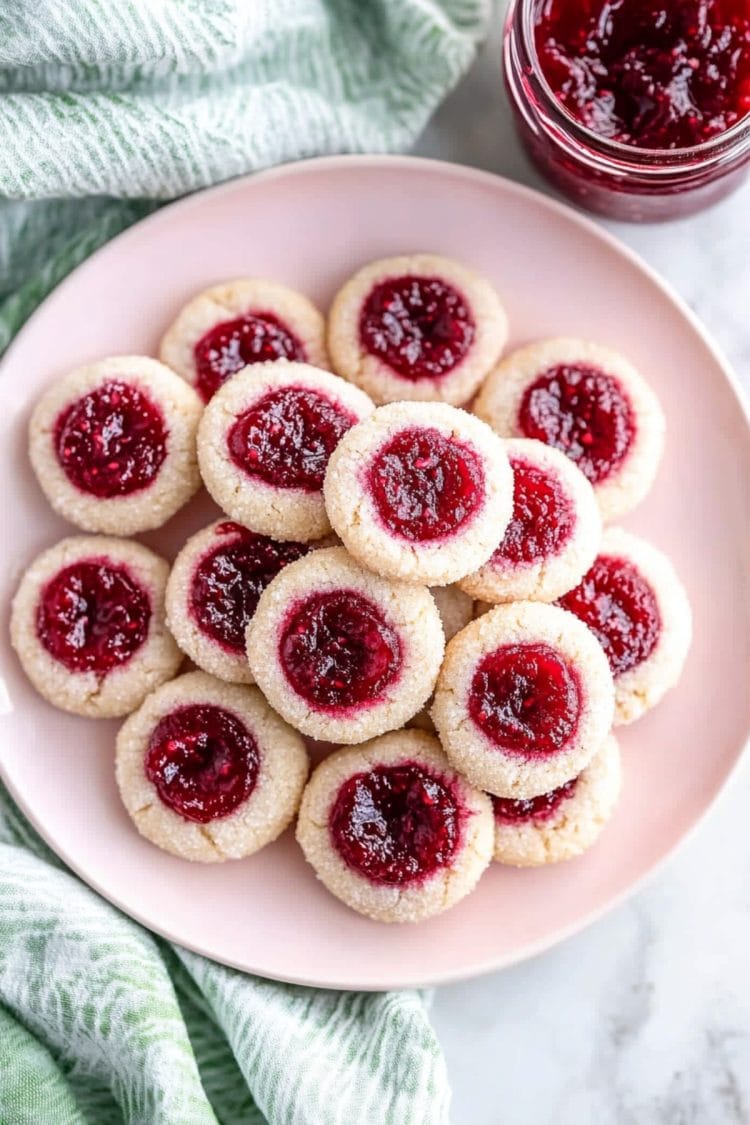 Raspberry Thumbprint Cookies - Insanely Good