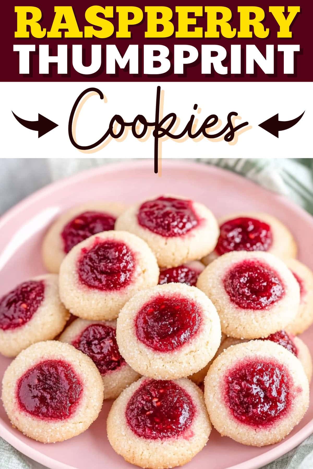 Raspberry Thumbprint Cookies - Insanely Good