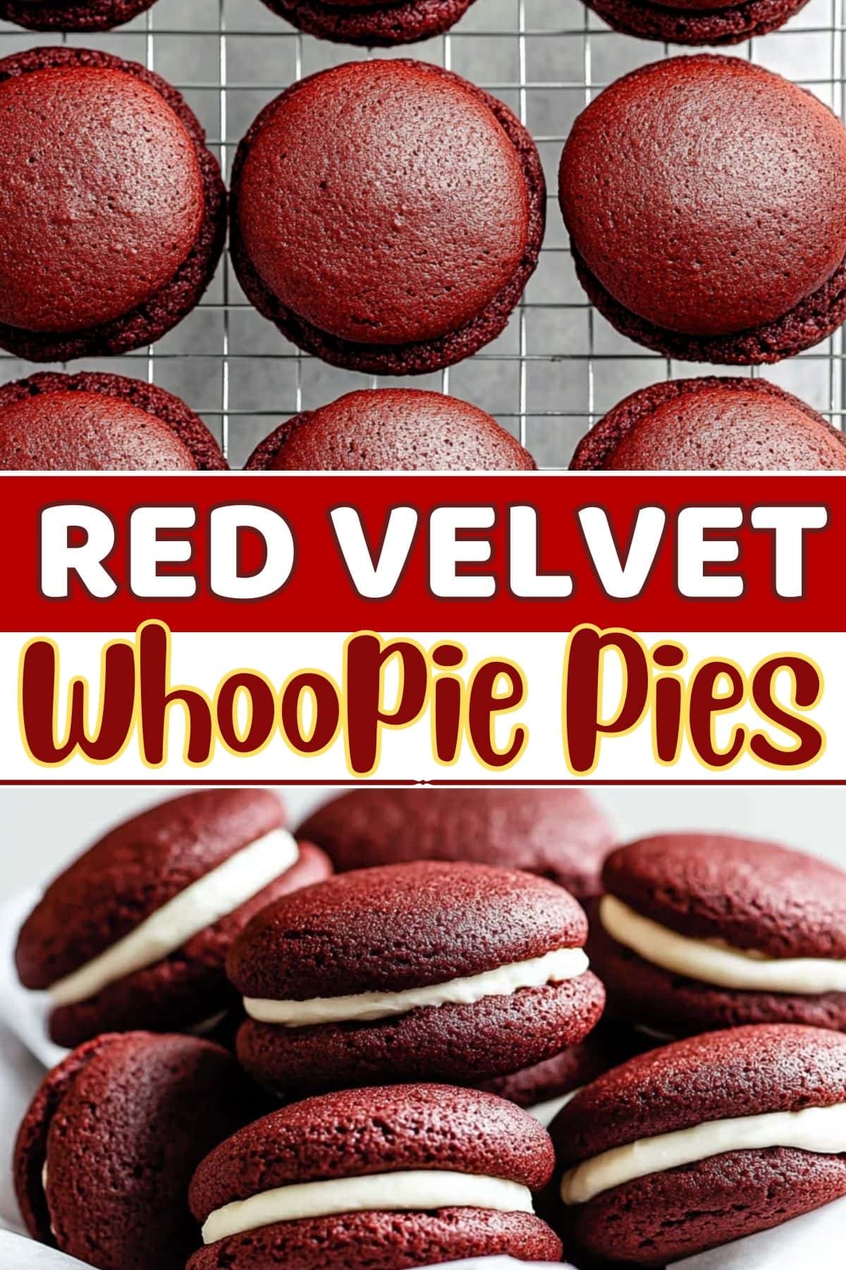 Red Velvet Whoopie Pies - Insanely Good