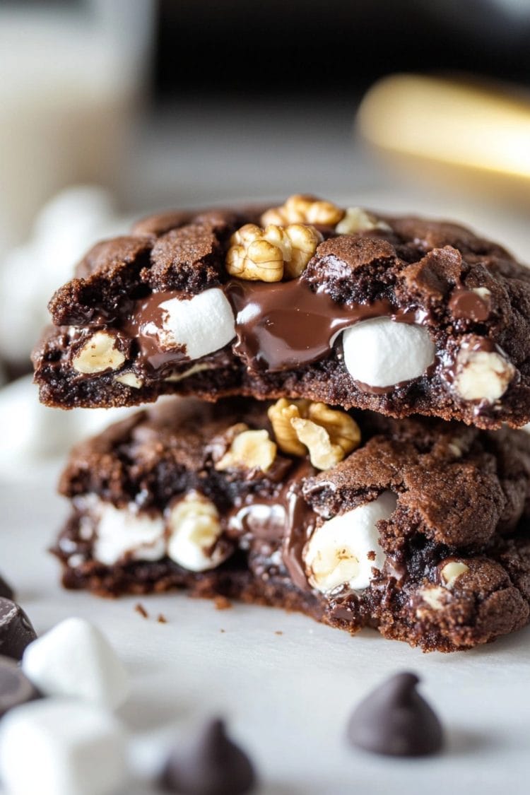 Rocky Road Cookies - Insanely Good