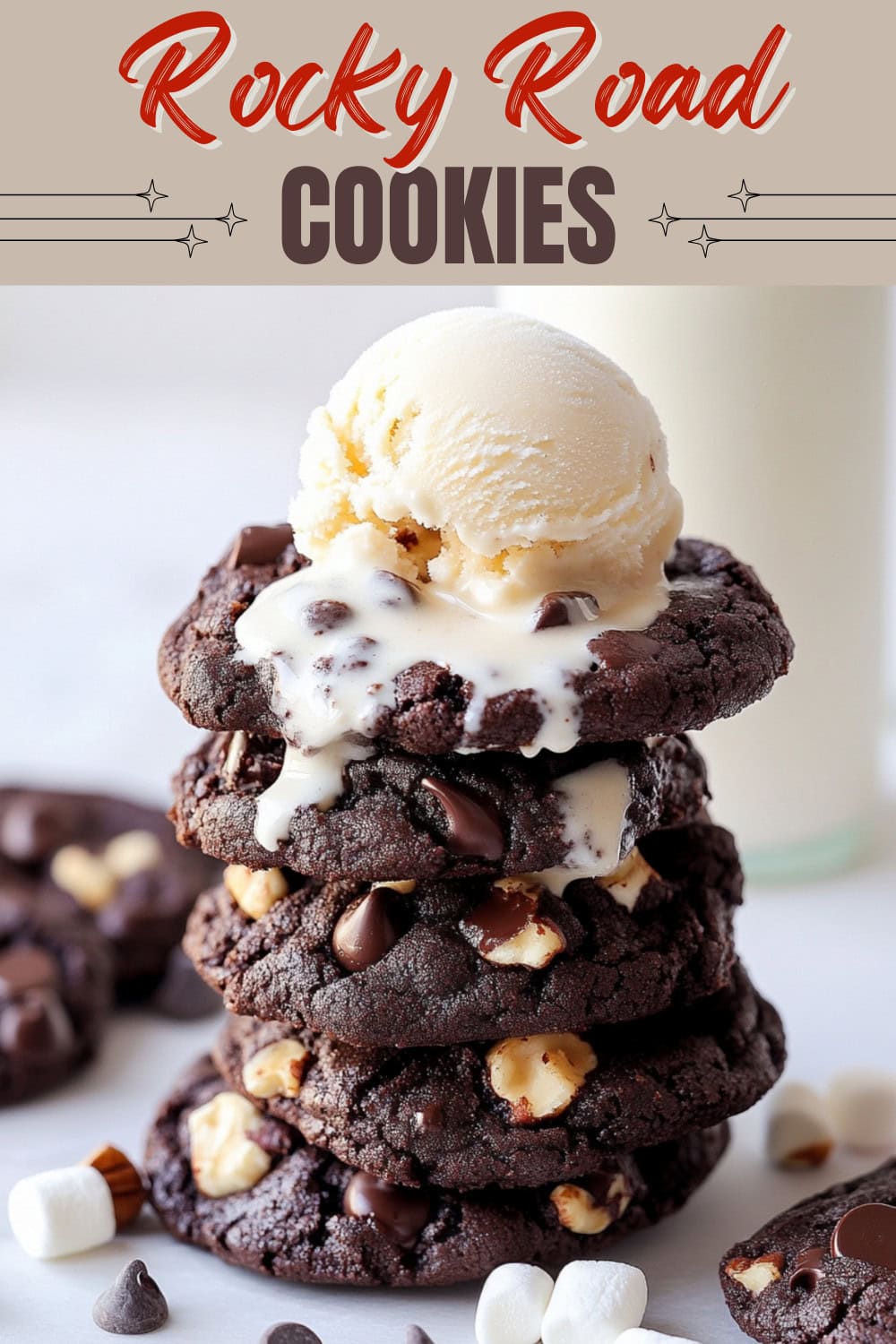 Rocky Road Cookies - Insanely Good
