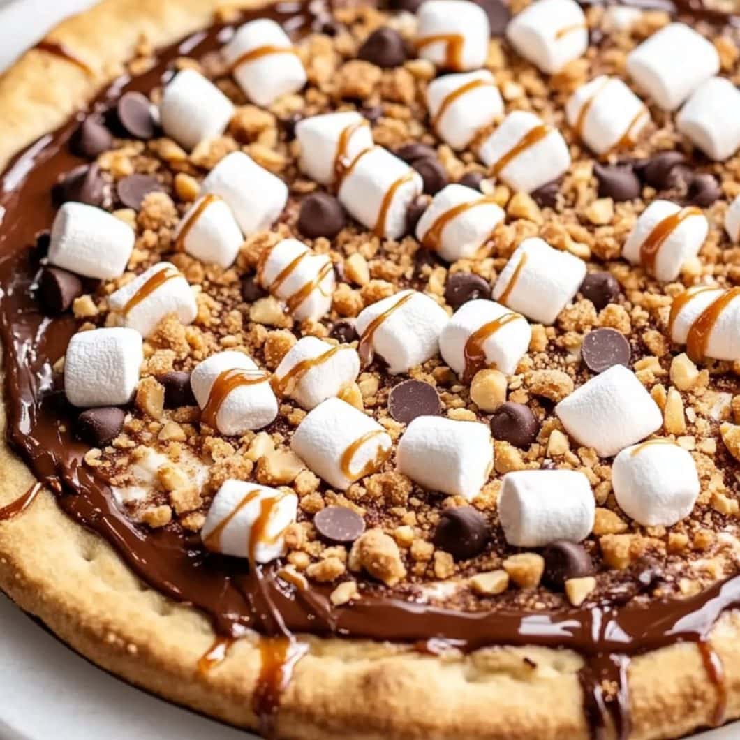 S’mores Dessert Pizza Recipe - Insanely Good