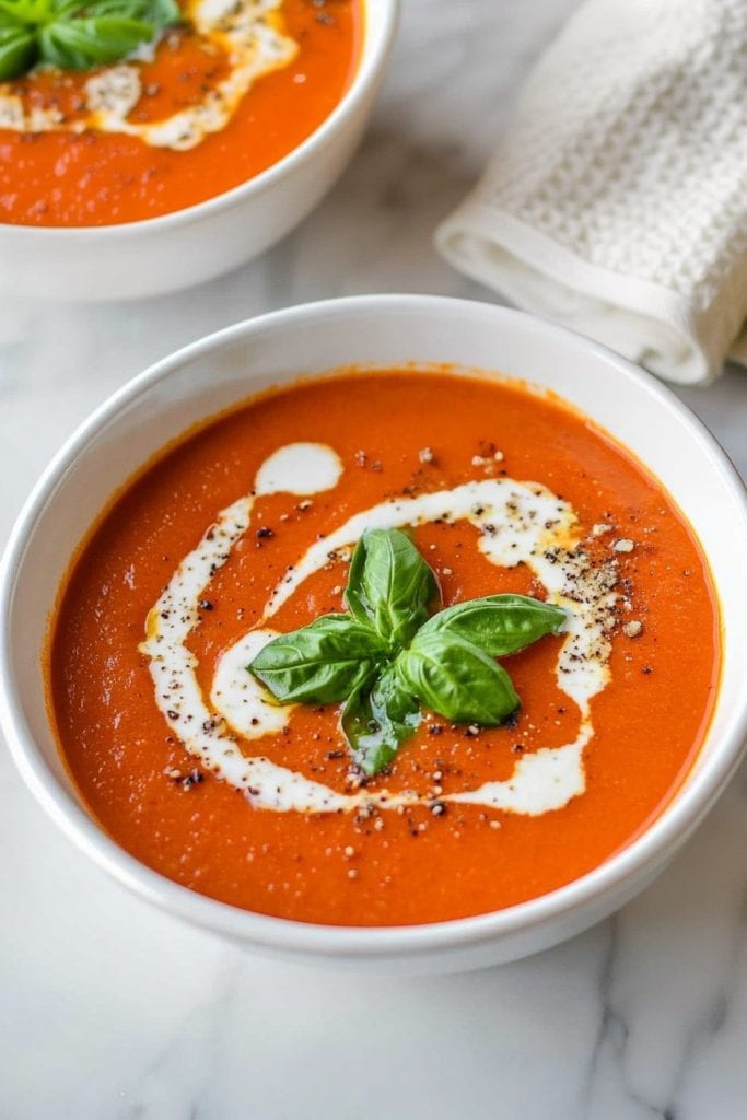 Roasted Red Pepper Soup - Insanely Good