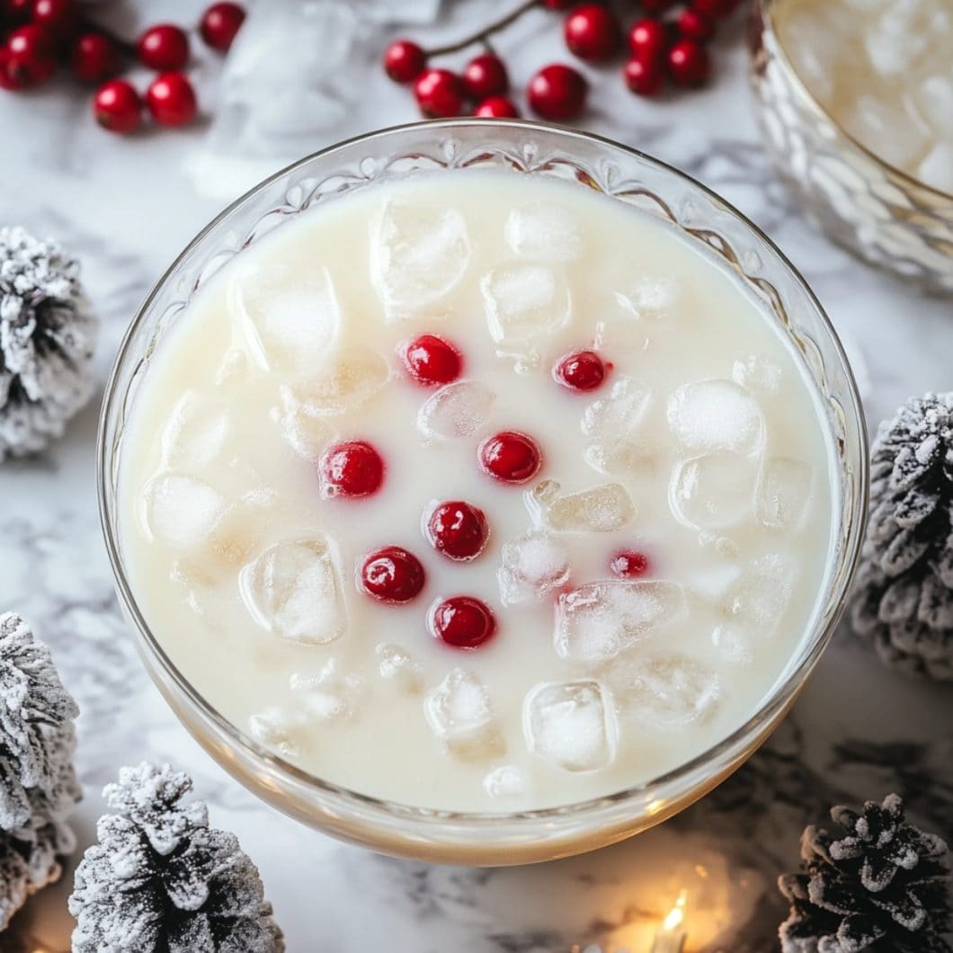 White Christmas Punch Recipe - Insanely Good
